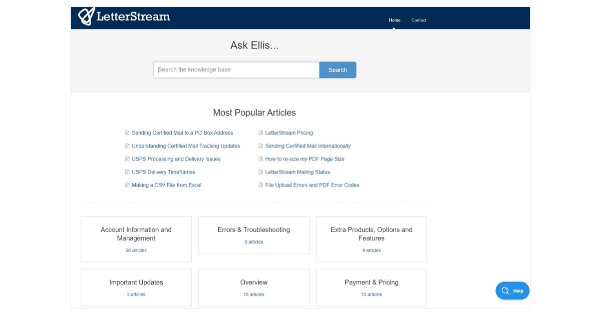 LetterStream’s New Chatbot Help Box | LetterStream Blog